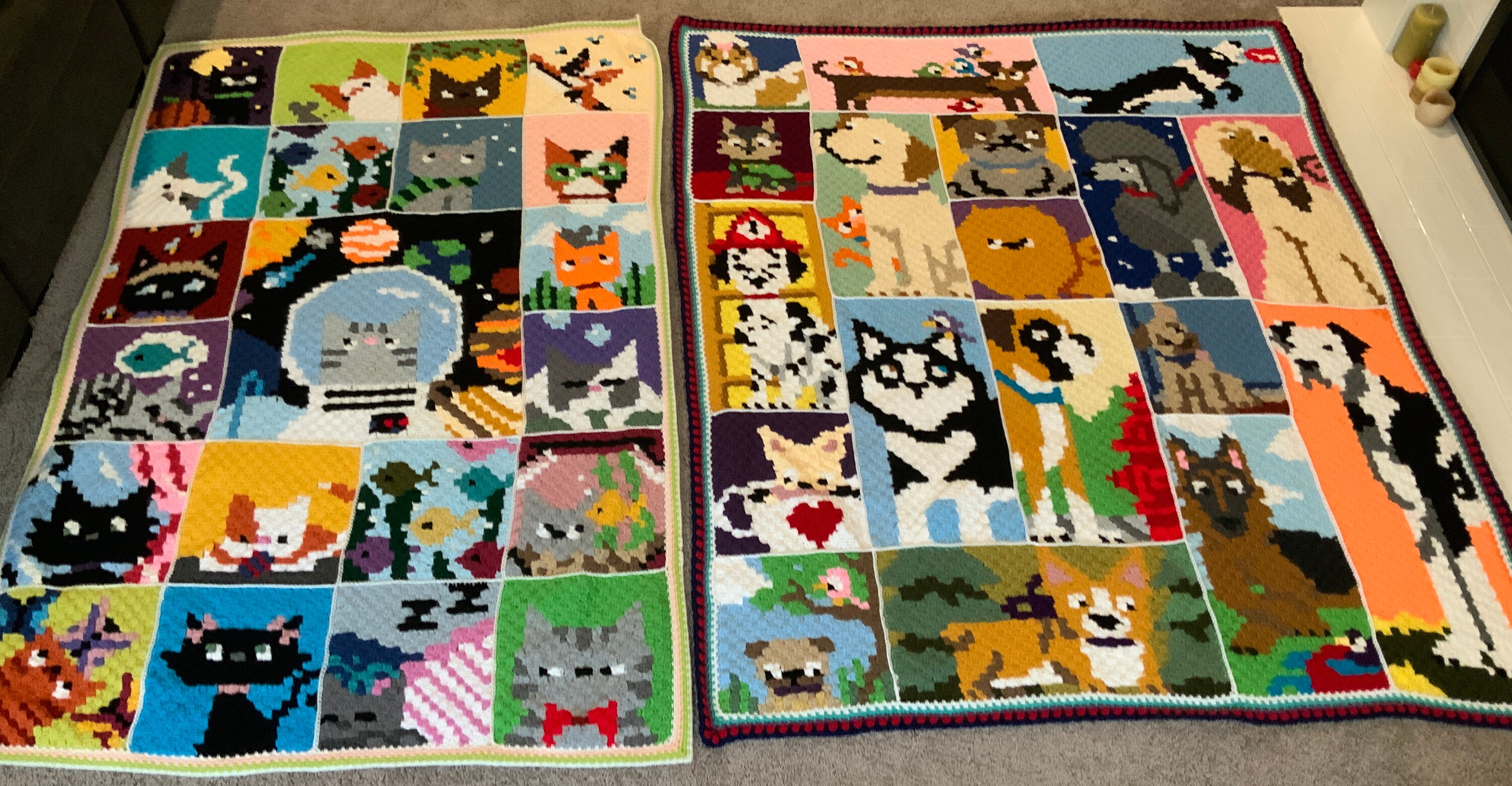 Crochet Pattern Dogghan C2C Blanket Pattern Dog Blanket | Etsy