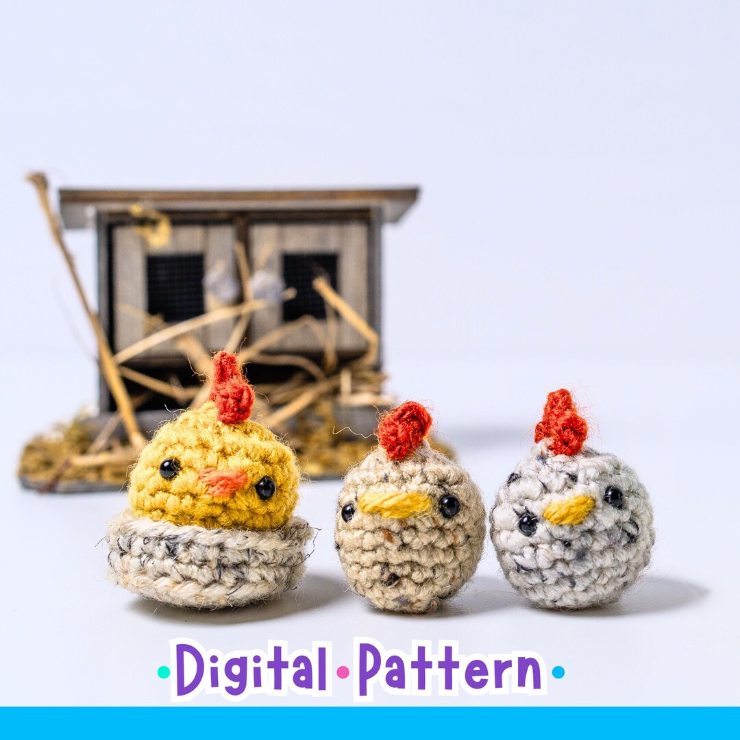 Small Crochet Chicken Pattern Amigurumi Crochet Chick Baby Chicken ...