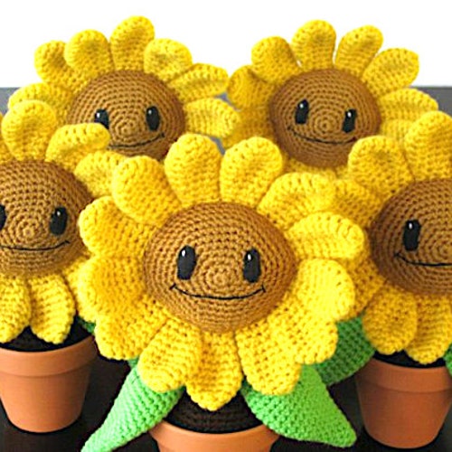 Sunflower Turtle Crochet Pattern - Etsy