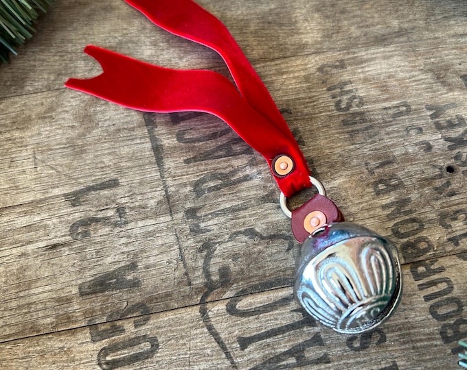 Deluxe Polar Express Bell - Silver Sleigh Bell - Etsy