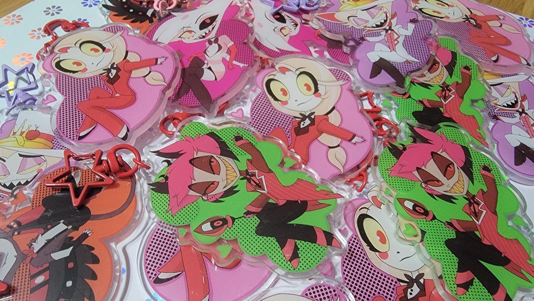 HAZBIN HOTEL: Charlie Morningstar, Lucifer Morningstar, Angel Dust ...