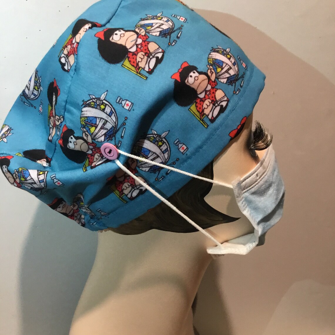 Mafalda Operating Room Hat, Chef Hat, Nurse Hat, Medical Hat - Etsy