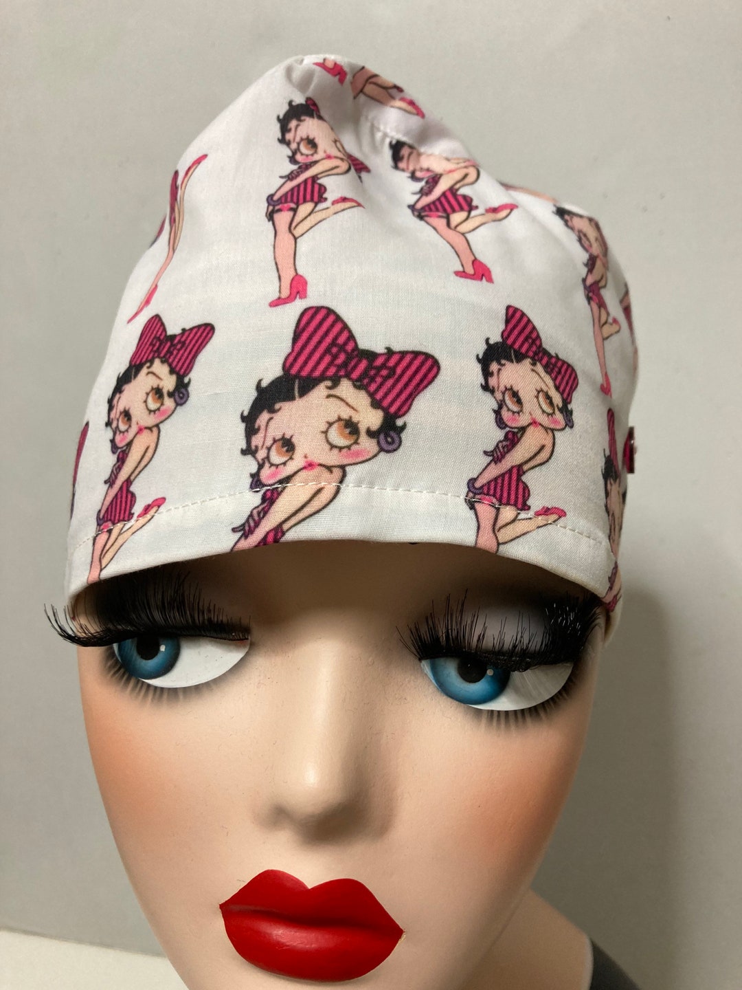 Betty Boo Surgical Cap, Funny Surgical Cap, Chef Hat, Bright Colors - Etsy