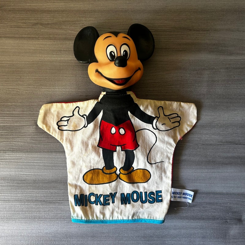 Mickey Mouse Hand Puppet - Etsy