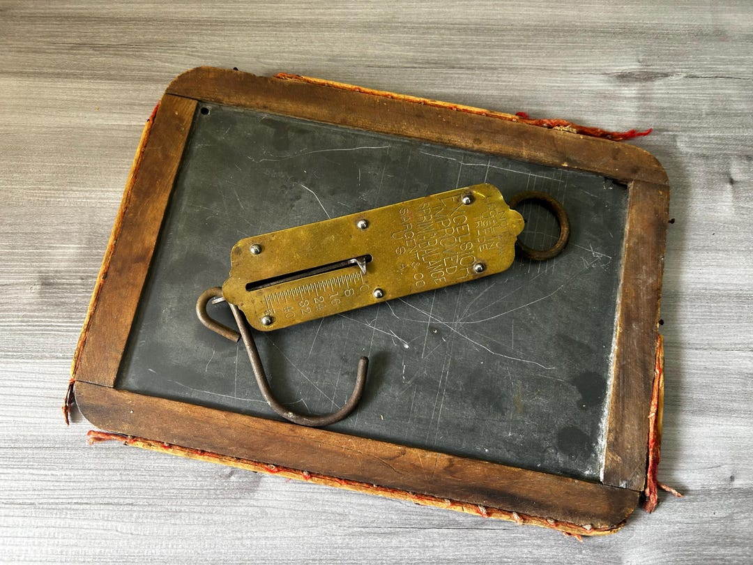 Vintage Excelsior Improved Spring Balance Scale, Antique Vintage ...
