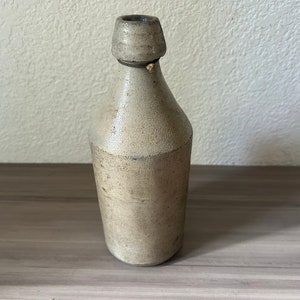 Antique American Decker Victorian Stoneware Pottery Ginger Beer Bottle ...
