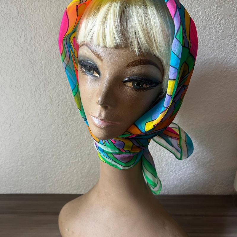 60s Scarf - Etsy
