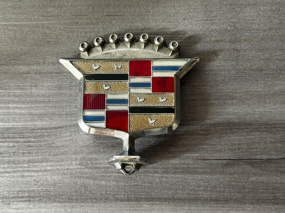 Vintage Cadillac Hood Ornament Emblem - Etsy