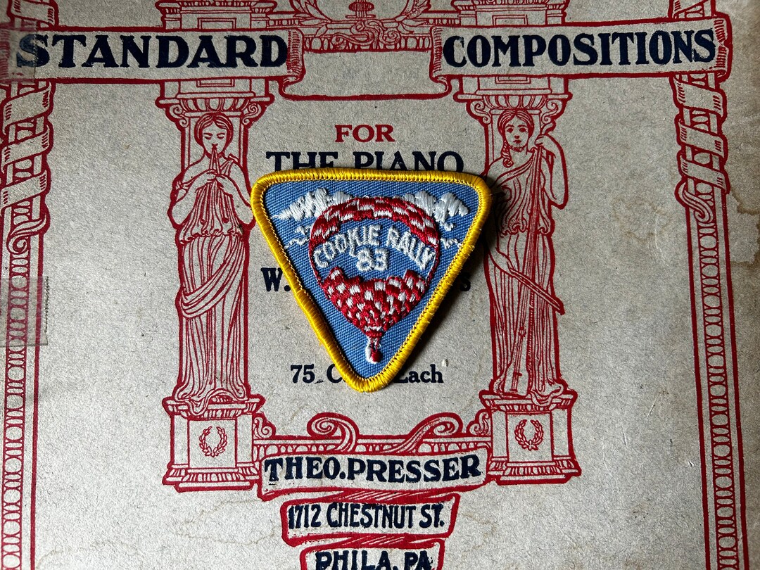 Vintage Girl Scout Uniform Patch Girl Scout Cookie Rally 1983 Hot Air ...