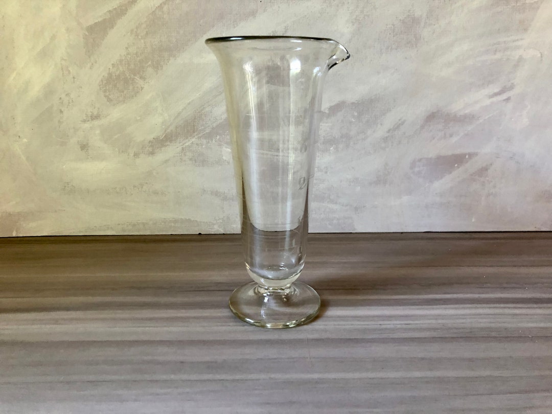Antique Science Laboratory Chemistry Hand Blown And Etched Etsy