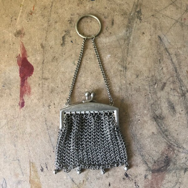 Antique Chain Mesh Coin Purse - Etsy