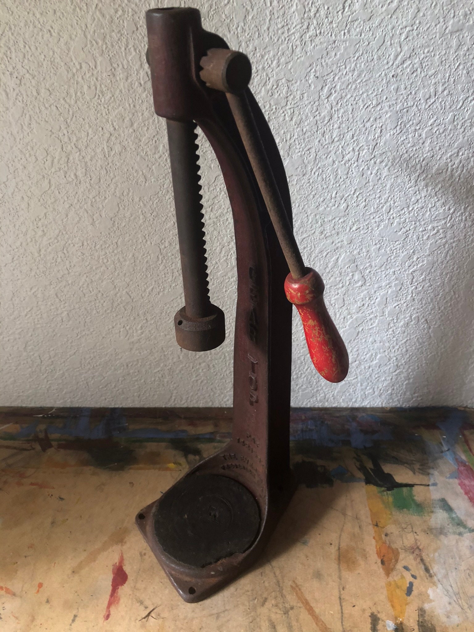 Antique Red Tool Bottle Cap Machine Antique Bottle Capper | Etsy