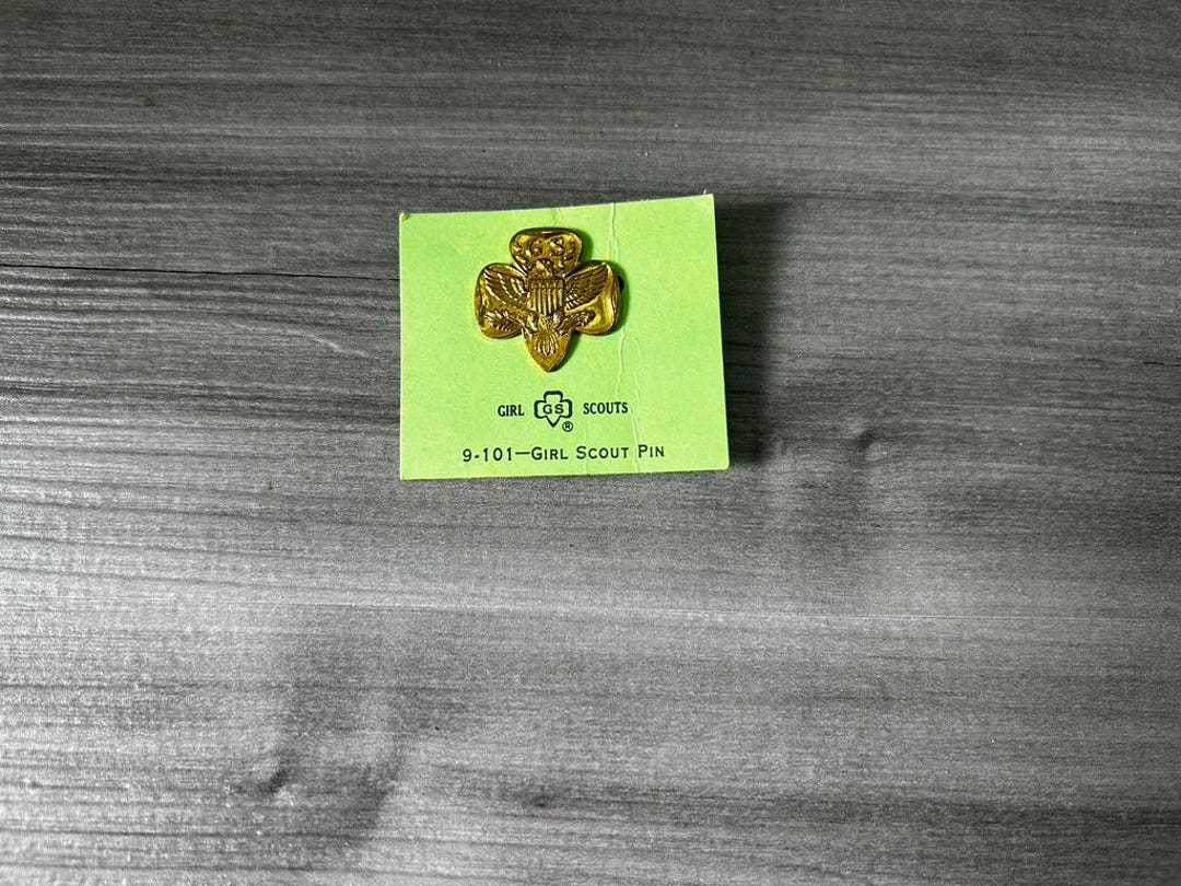 Vintage Girl Scouts World Association Pin 9-101., Scouts Collectable ...