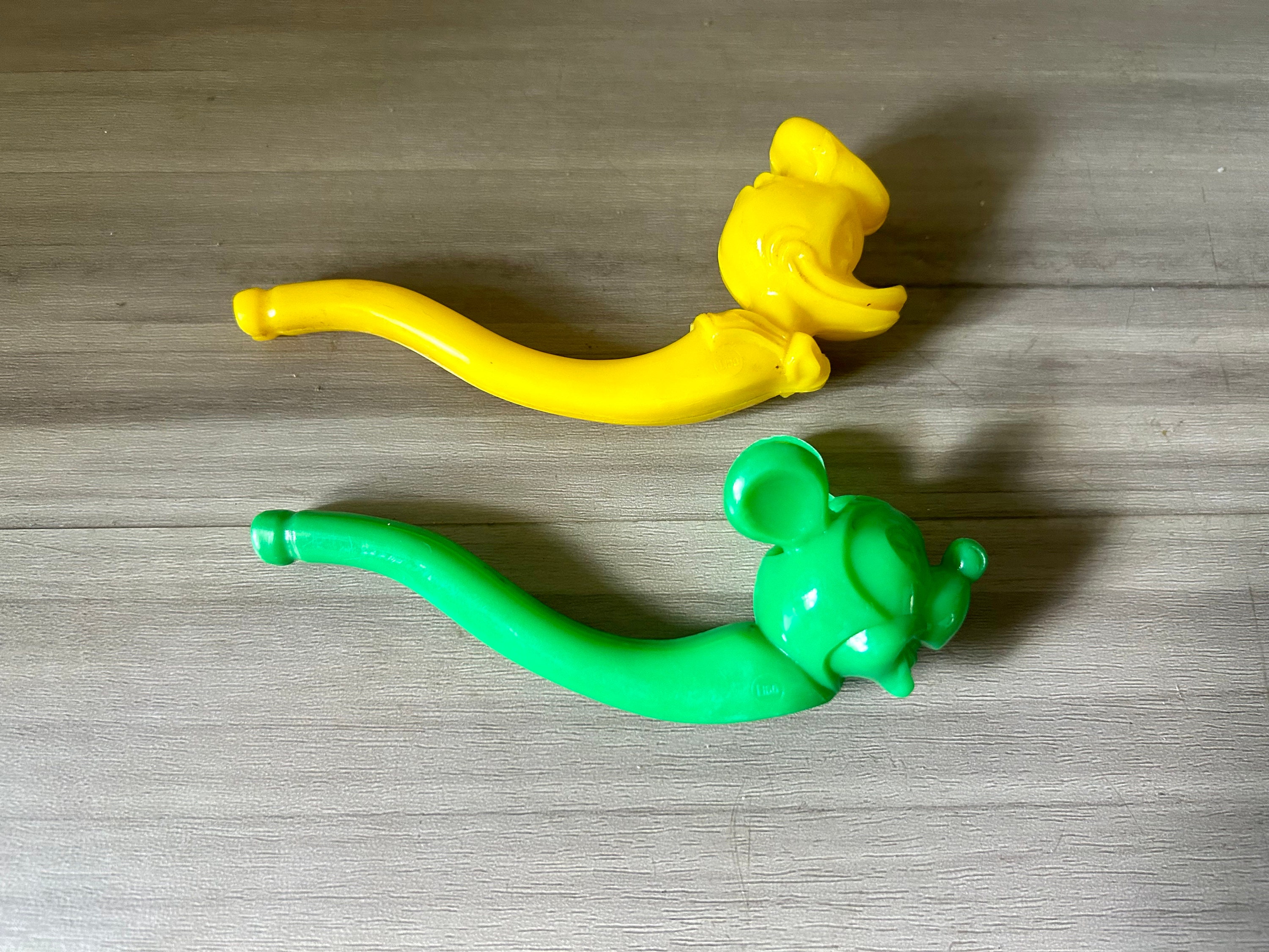Vintage Walt Disney Character Bubble Pipes, Mickey and Donald Duck ...