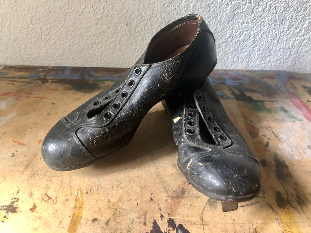 Antique Leather Baseball Cleats, Vintage Sports, Vintage Baseball - Etsy