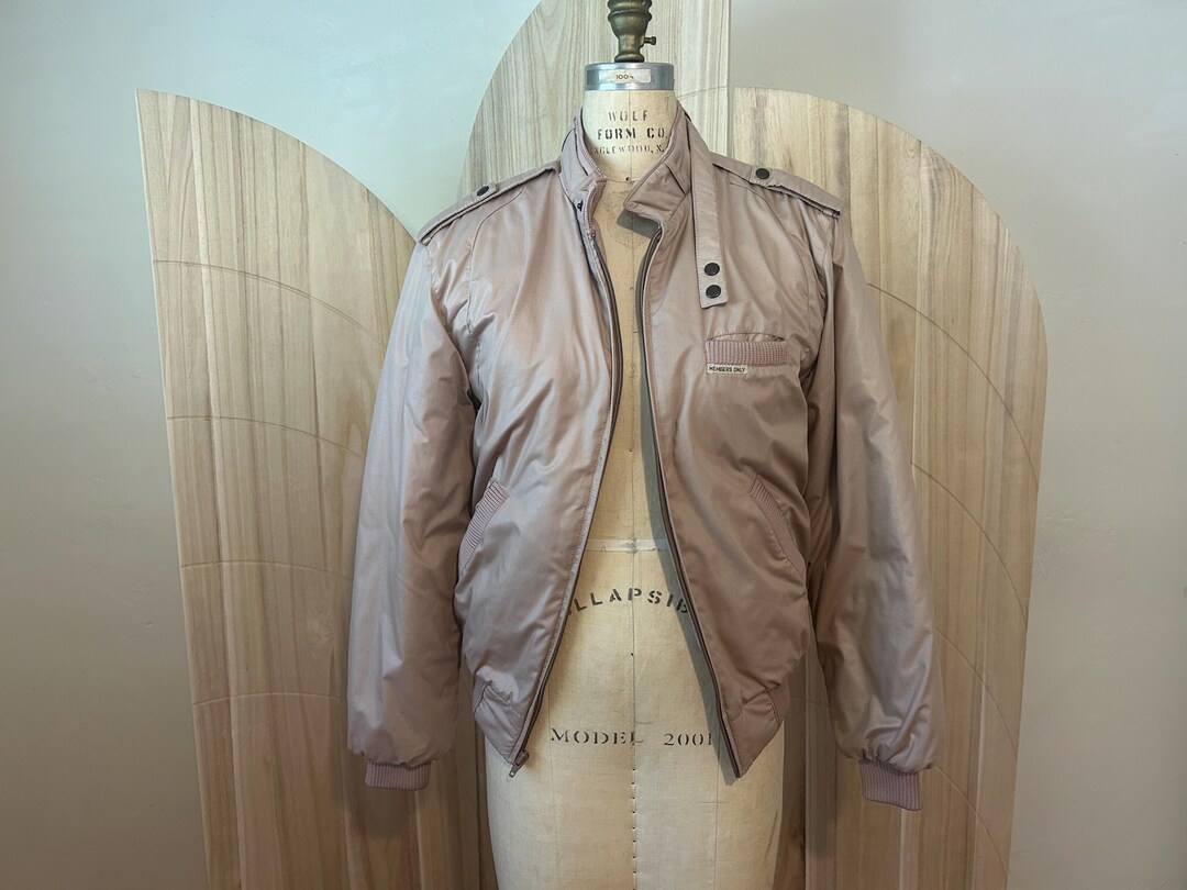 Vintage 1980s Puffer Member's Only Jacket, 1980s Lightweight Jacket ...