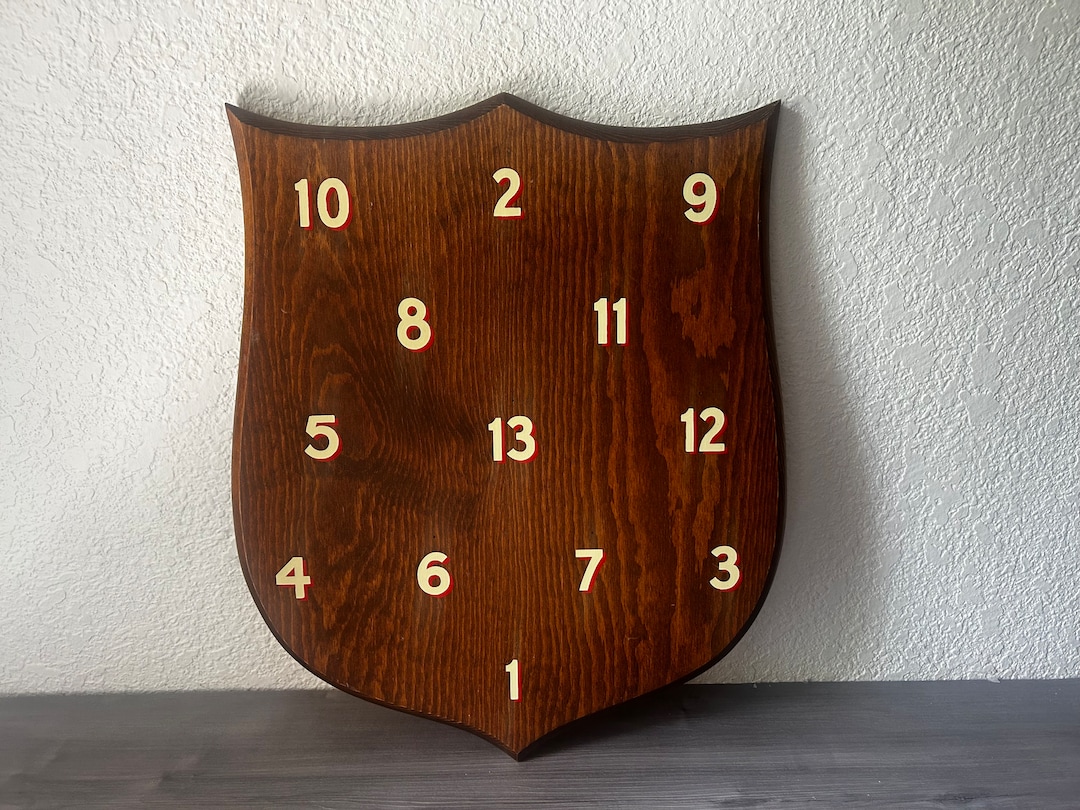 Vintage Ring Toss Game, Hotel Key Board, Vintage Key Rack, Wooden ...