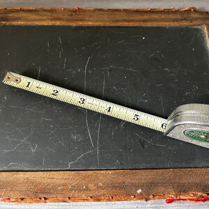 Vintage Walsco Pull Push Tape Rule Measure 808W Milford Conn USA 8 ...