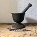 Antique Footed Cast Iron Mortar and Pestle, Apothecary Mortar and Pestle - Etsy