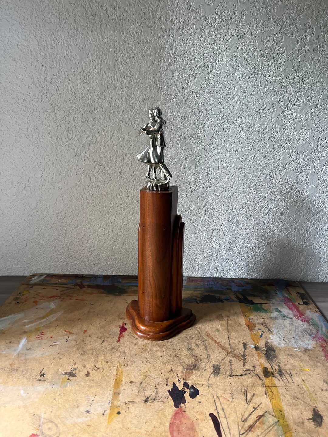Vintage 1950’s Dancing Trophy Wood Base, Vintage Dancing, Vintage ...