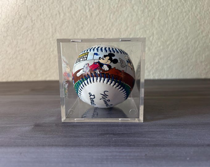 Vintage Disney Team Mickey Mouse Fotoball Baseball, Disney New York ...