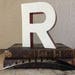 Reclaimed Metal Sign Capital Letter "r" Wedding,industrial Salvage ...
