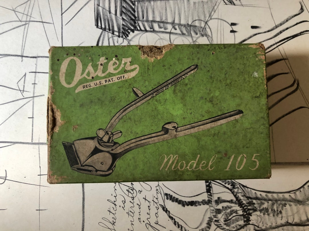 Vintage 1940's Oster Model 105 Hair Clippers With Original - Etsy