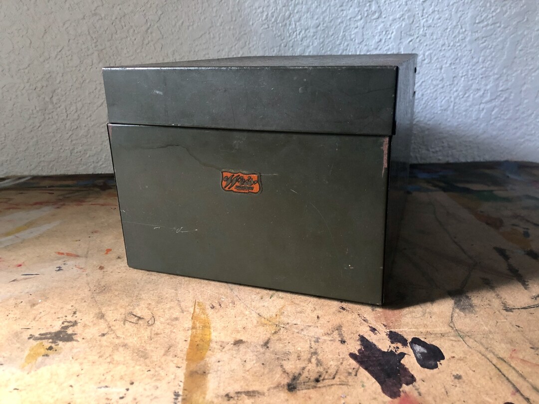 Vintage Weis File Card Box Vintage Index Card Box Vintage - Etsy