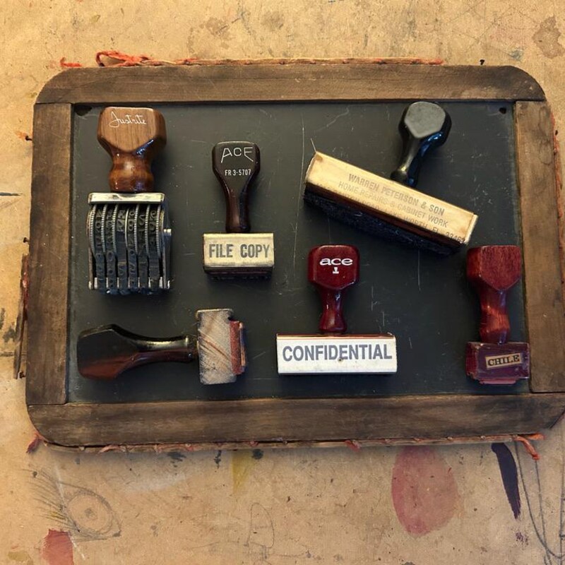 Vintage Rubber Stamp - Etsy