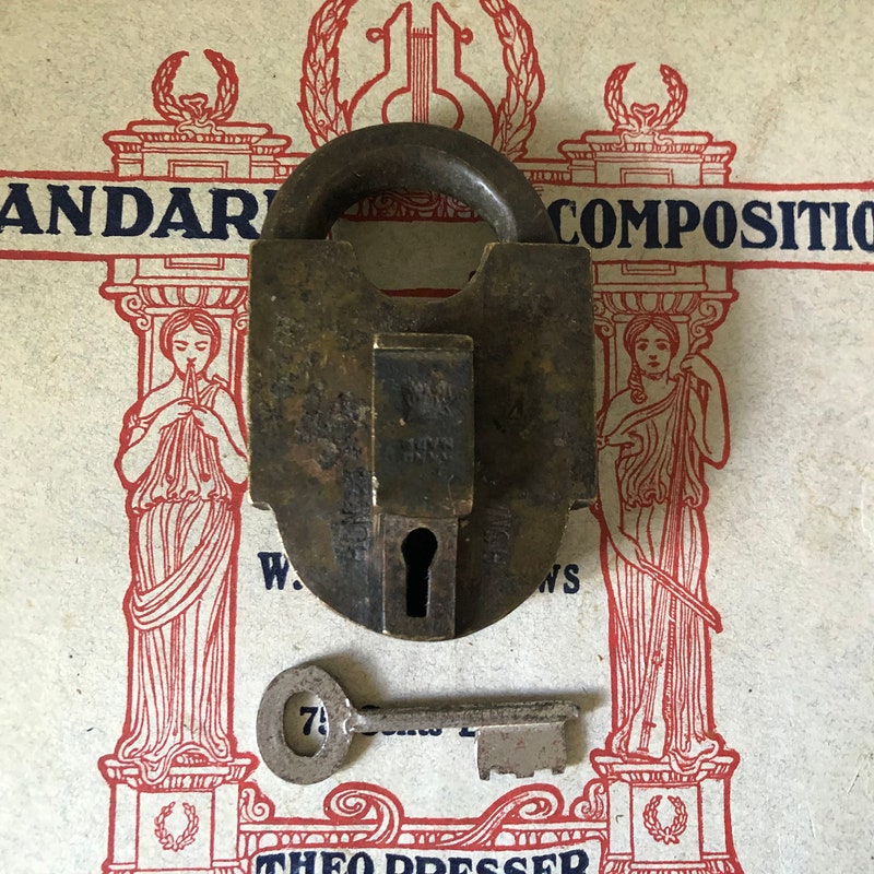 Antique Padlock - Etsy