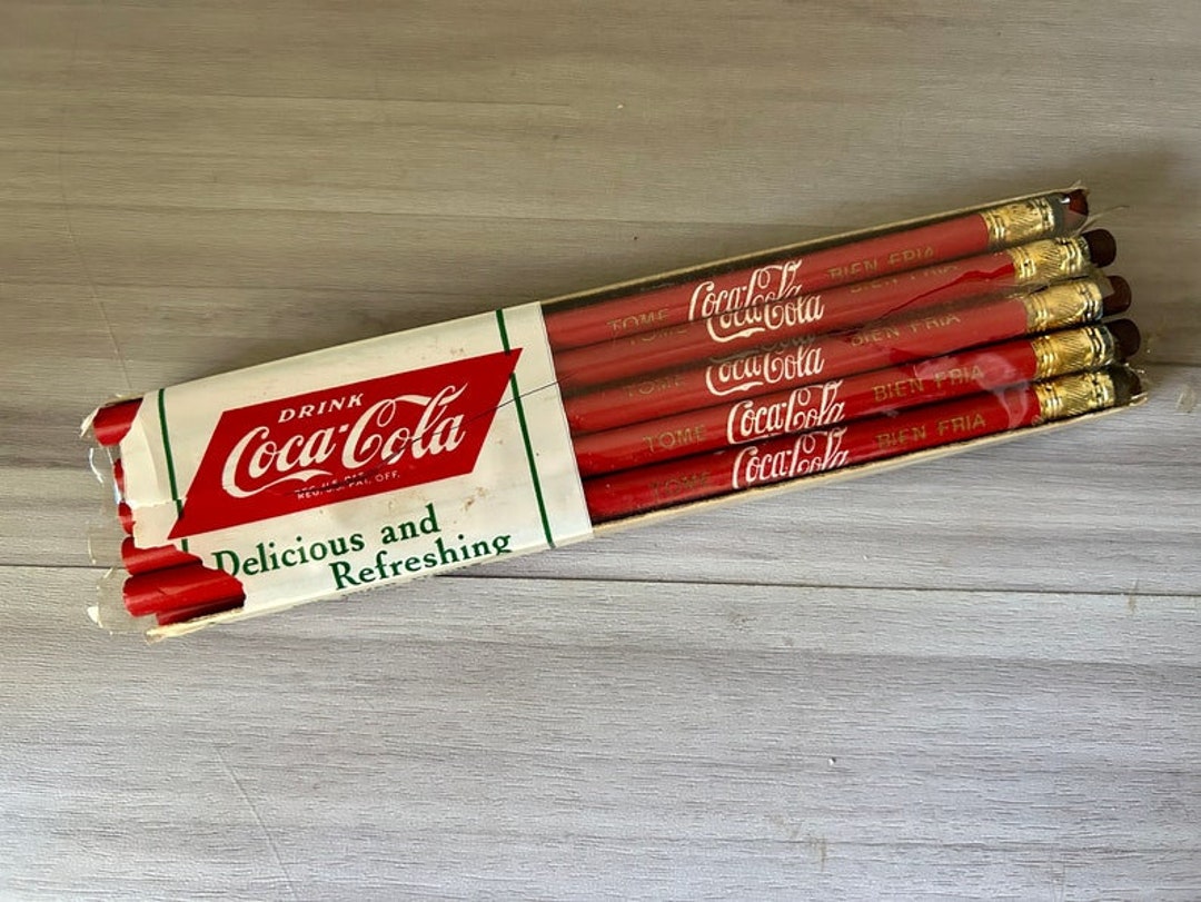 Vintage Set of 11 Vintage Coca-cola Pencils, Coca-cola Advertising - Etsy