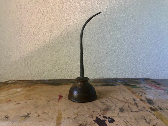 Oil Can Vintage Oil Can Metal Oil Can Pump Oiler Pump Oil | Etsy
