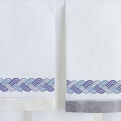 Straight Rocker Border Top Ribbon Machine Embroidery Design - Etsy