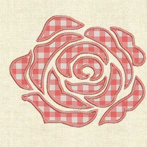 Machine Embroidery Designs Applique Rose - Etsy