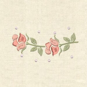 Roses Border Machine Embroidery Designs - Etsy