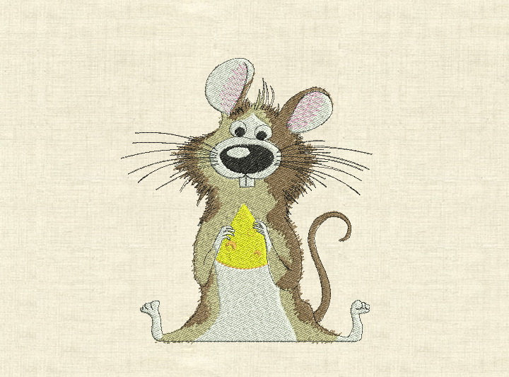 Patterns Sewing & Fiber Embroidery Mouse Mice Santa Machine Embroidery ...