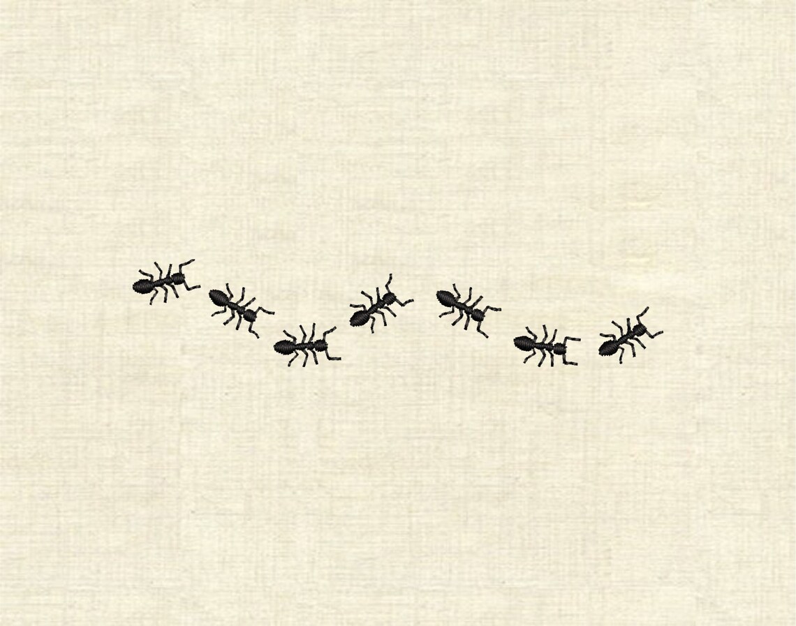 Machine Embroidery Designs Tiny Ants Border - Etsy