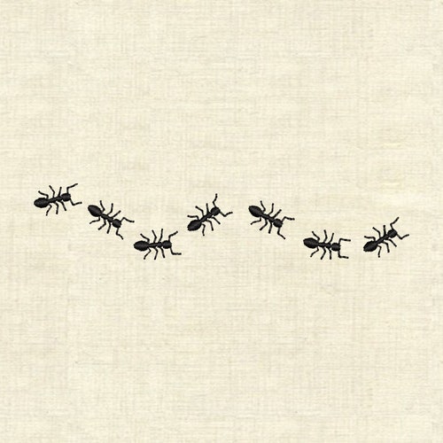 Machine Embroidery Designs Tiny Ants Border - Etsy