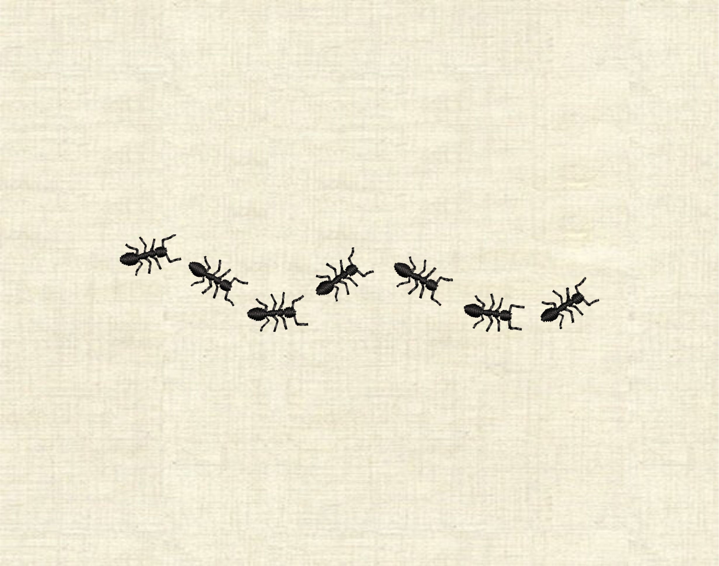 Tiny Ants Border Machine Embroidery Designs - Etsy