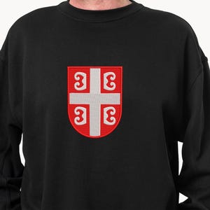 Serbian National Coat of Arms Crest Patch Machine Embroidery Designs 4 ...