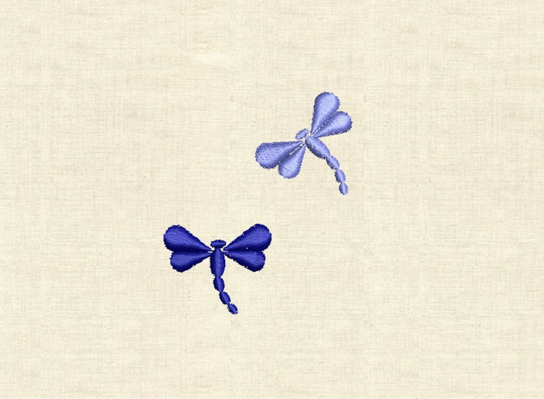 Tiny Dragonflies Machine Embroidery Designs - Etsy
