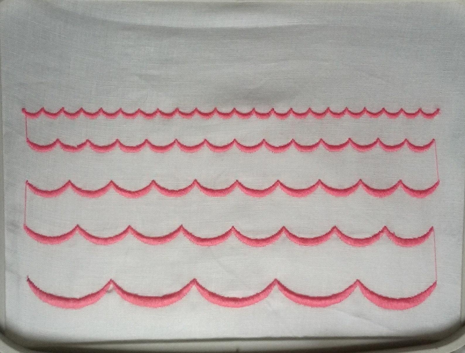 Scallop Borders Set Machine Embroidery Designs - Etsy