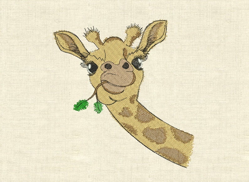 Machine embroidery designs giraffe | Etsy