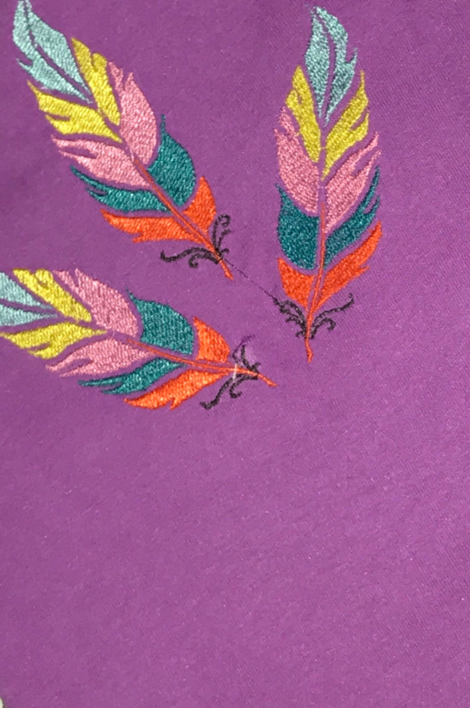 Feathers Machine Embroidery Design - Etsy