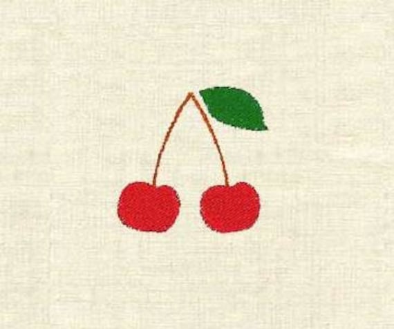 Machine Embroidery Designs Fruit Cherry | Etsy