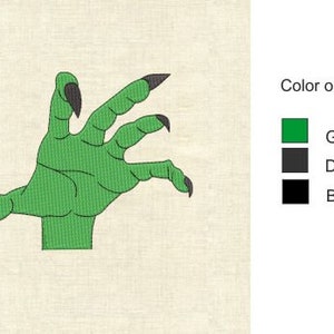 2 Machine Embroidery Designs Witch Hands Halloween Spooky - Etsy