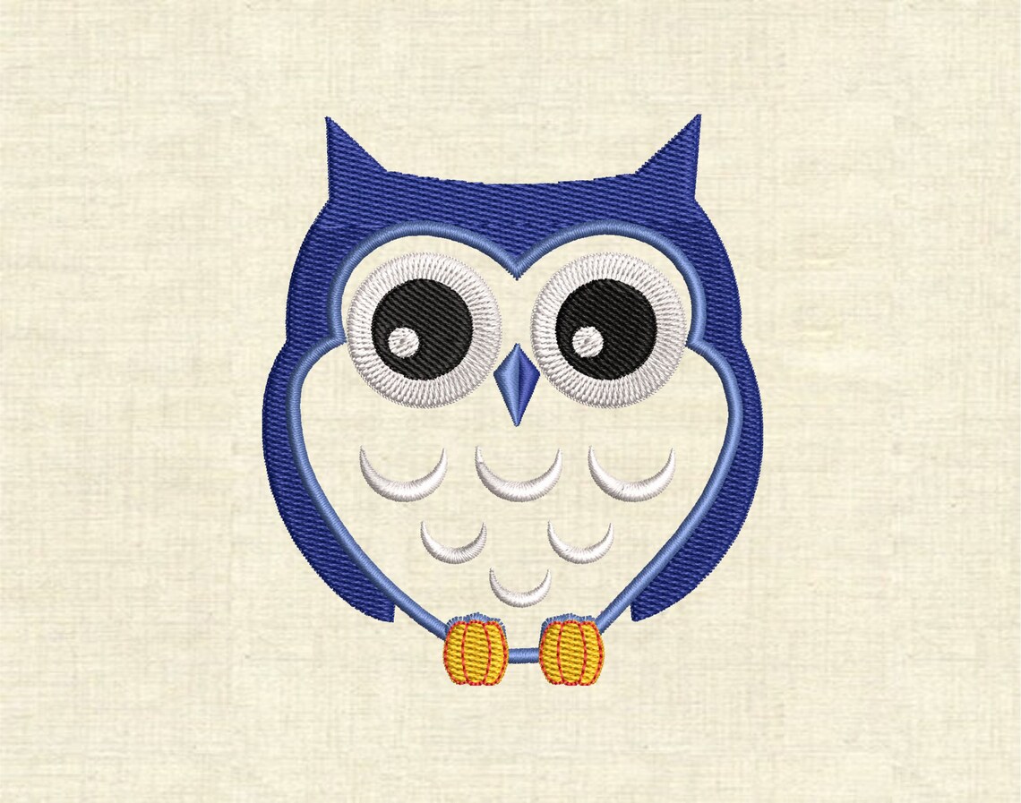 Machine Embroidery Designs Applique Owl - Etsy