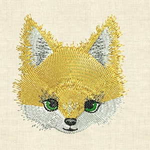 Little Fox Head Machine Embroidery Design - Etsy