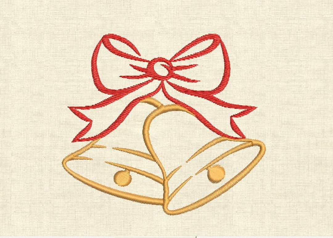 Christmas Bells Machine Embroidery Designs - Etsy