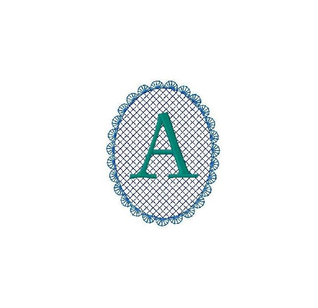 Machine Embroidery Monogram Fonts Embossed Font - Etsy